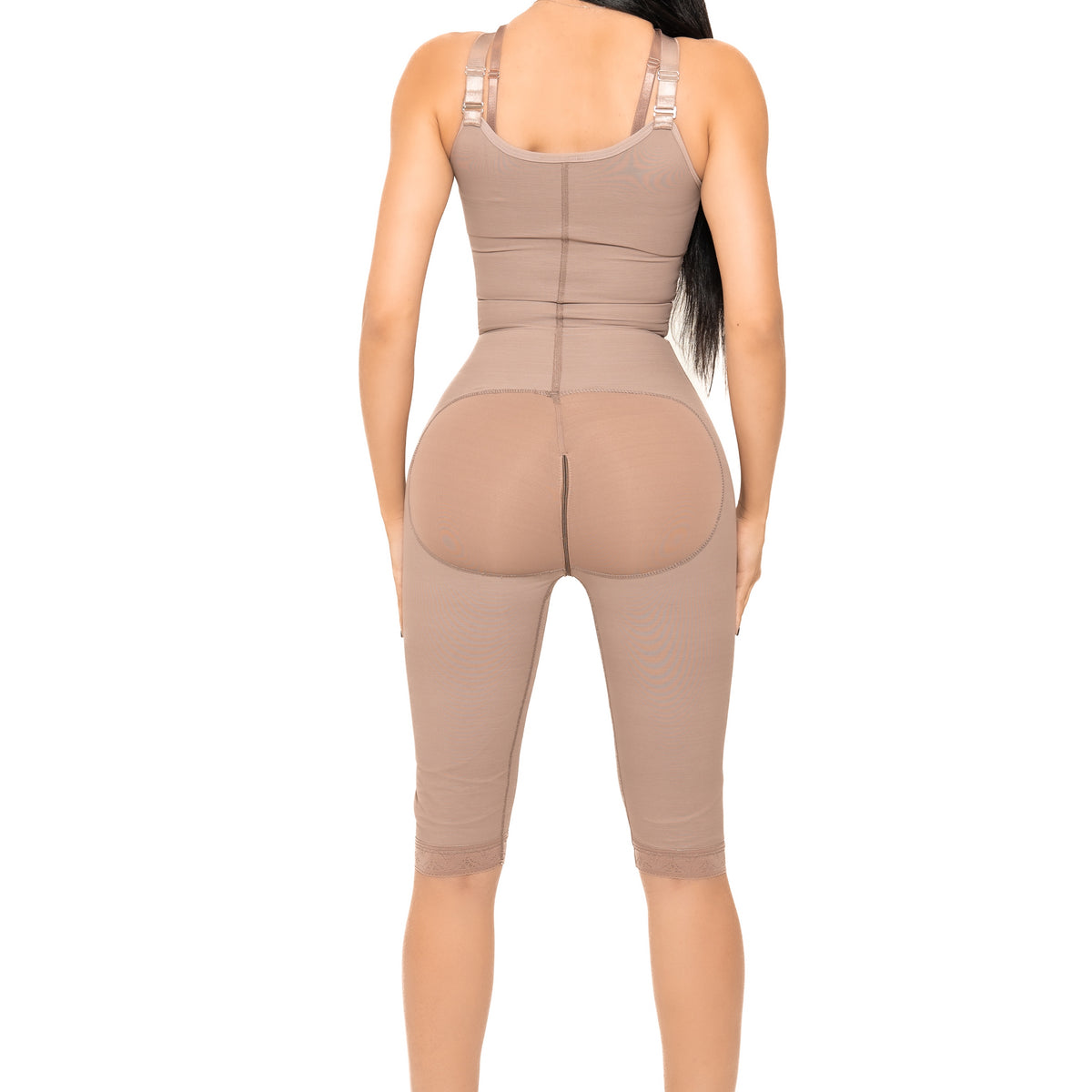 Open Bust w/ Zipper Full Body Shapwwaer - Cocoa – VSHAPE